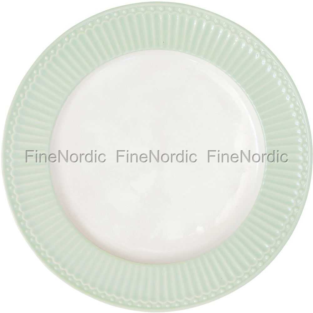 GreenGate Dinner Plate - Alice Pale Green 27 cm