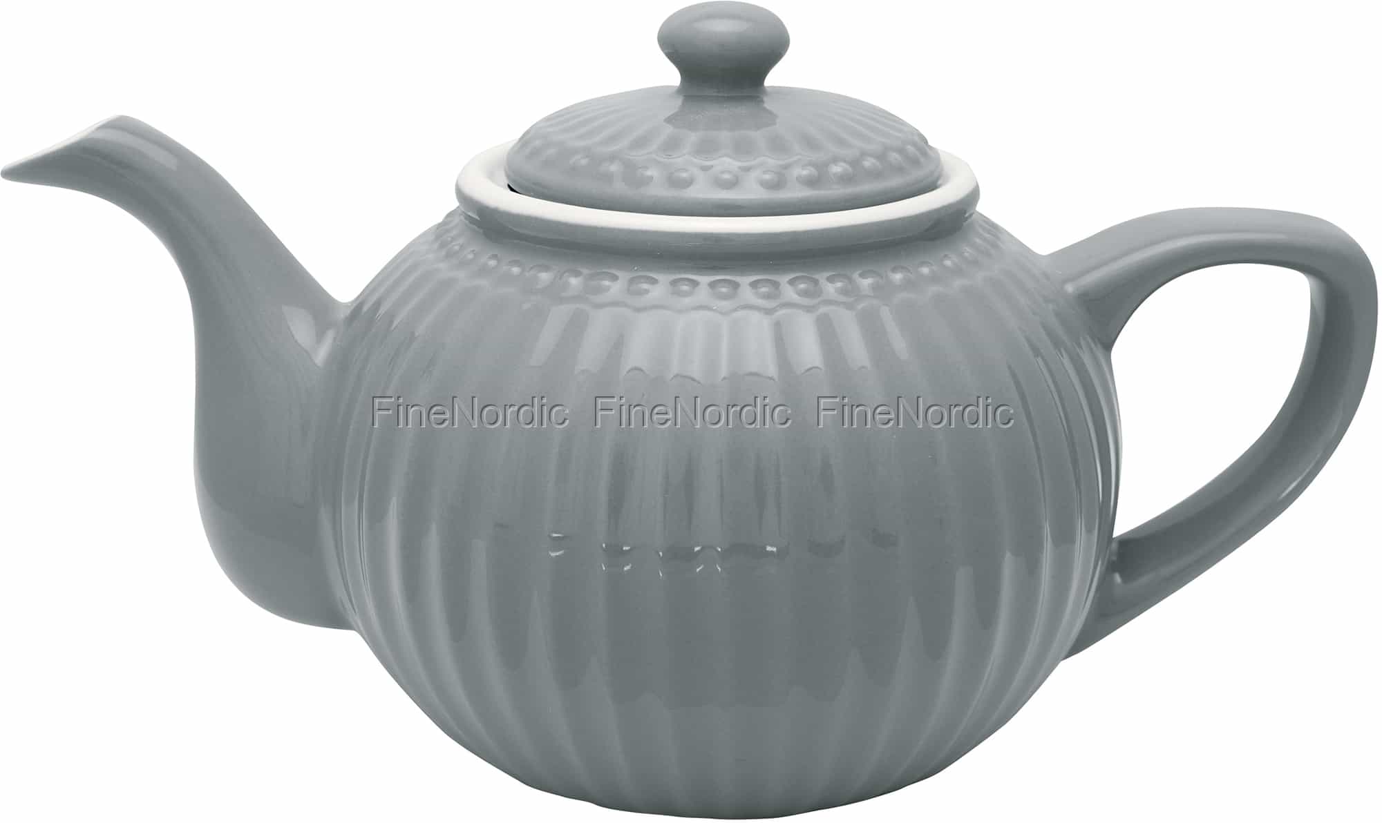 GreenGate Teapot Alice Stone Grey