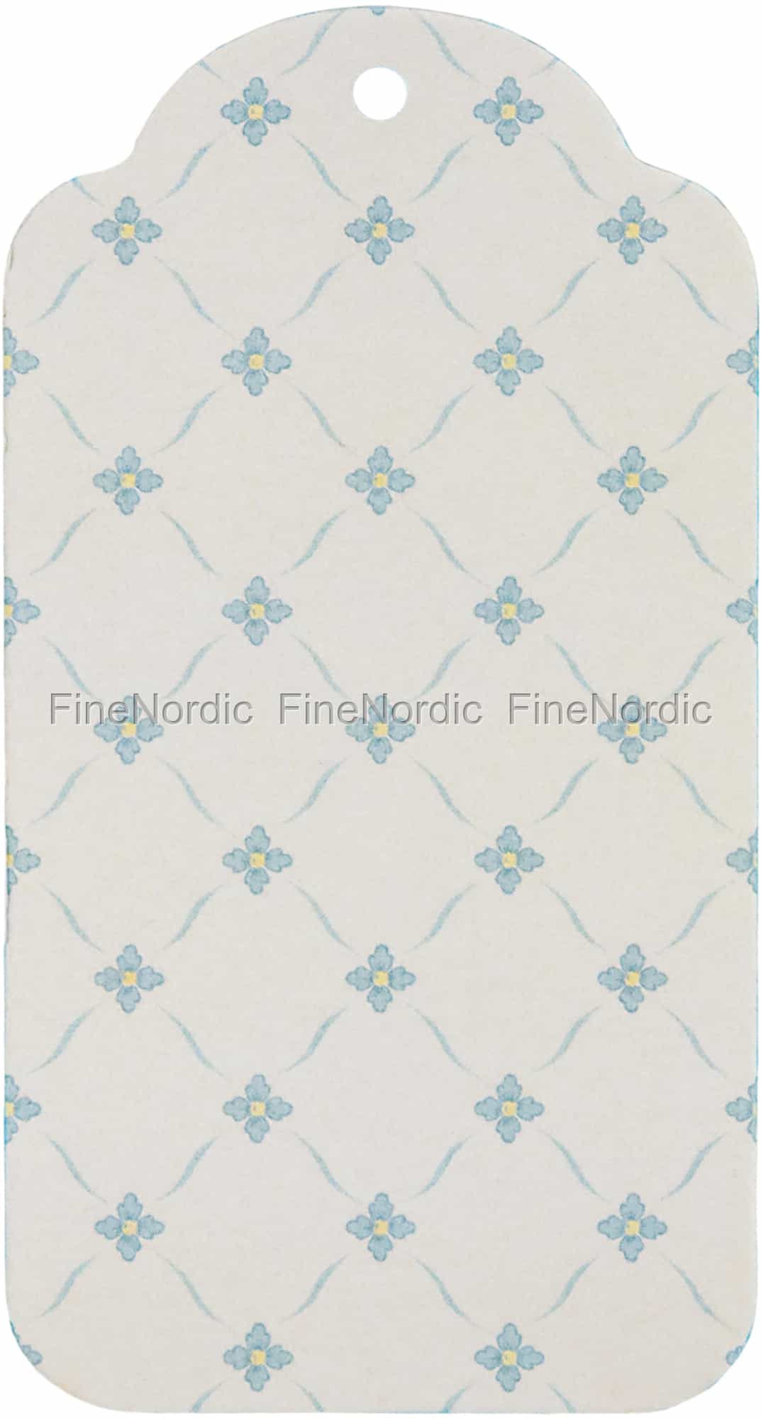 Maileg Gift Tags Blue Flowers 15 pcs