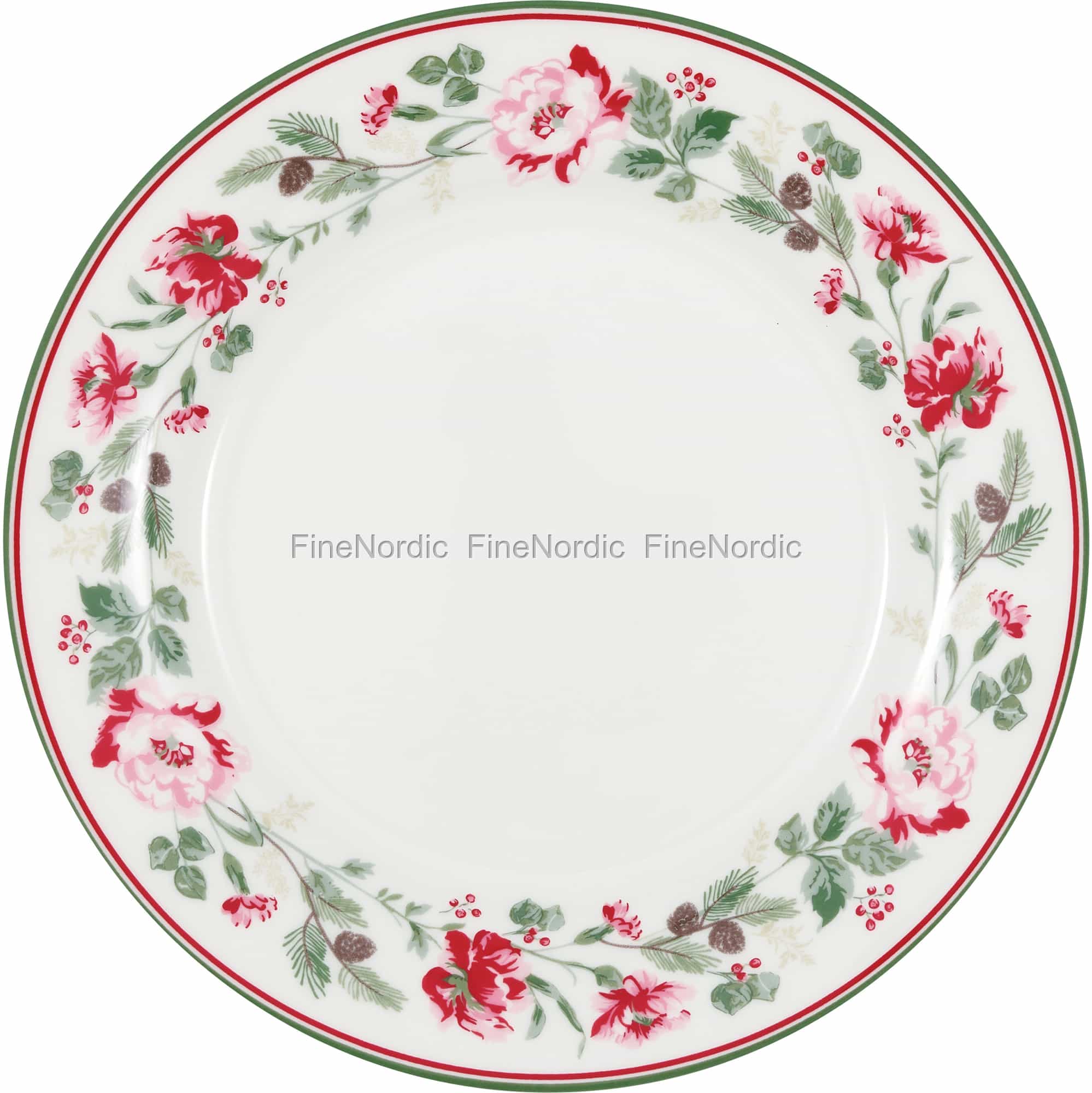 GreenGate Plate Leonora White