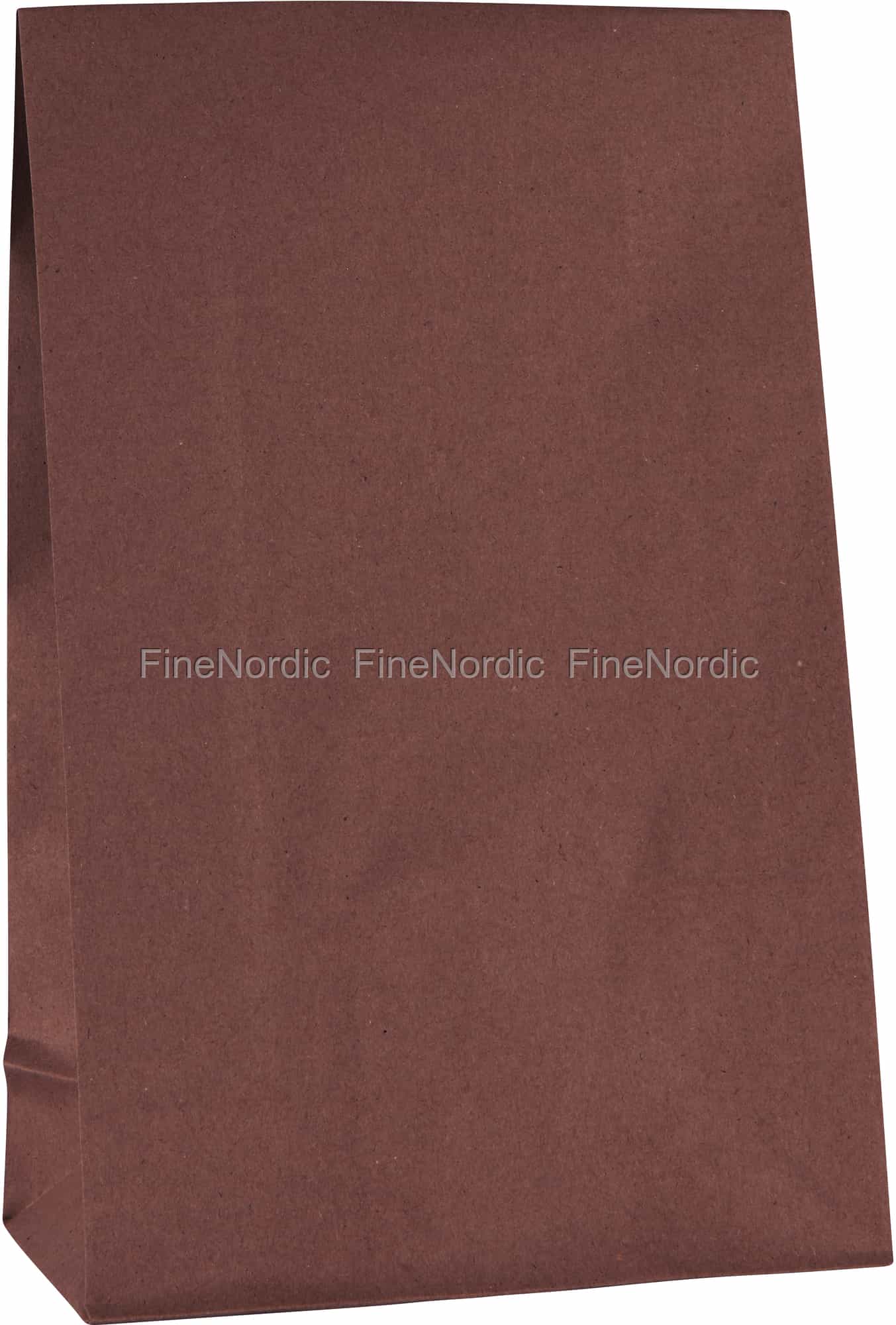 Ib Laursen Paper Bag Plain Red Recycled Kraft Paper Large