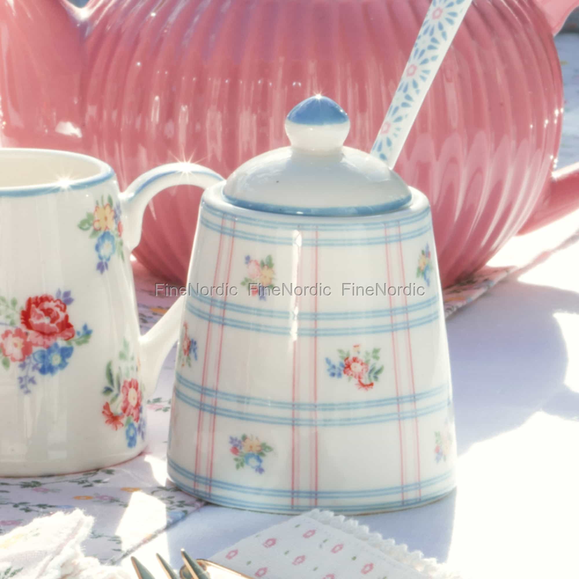 GreenGate Sugar Pot Gaby White