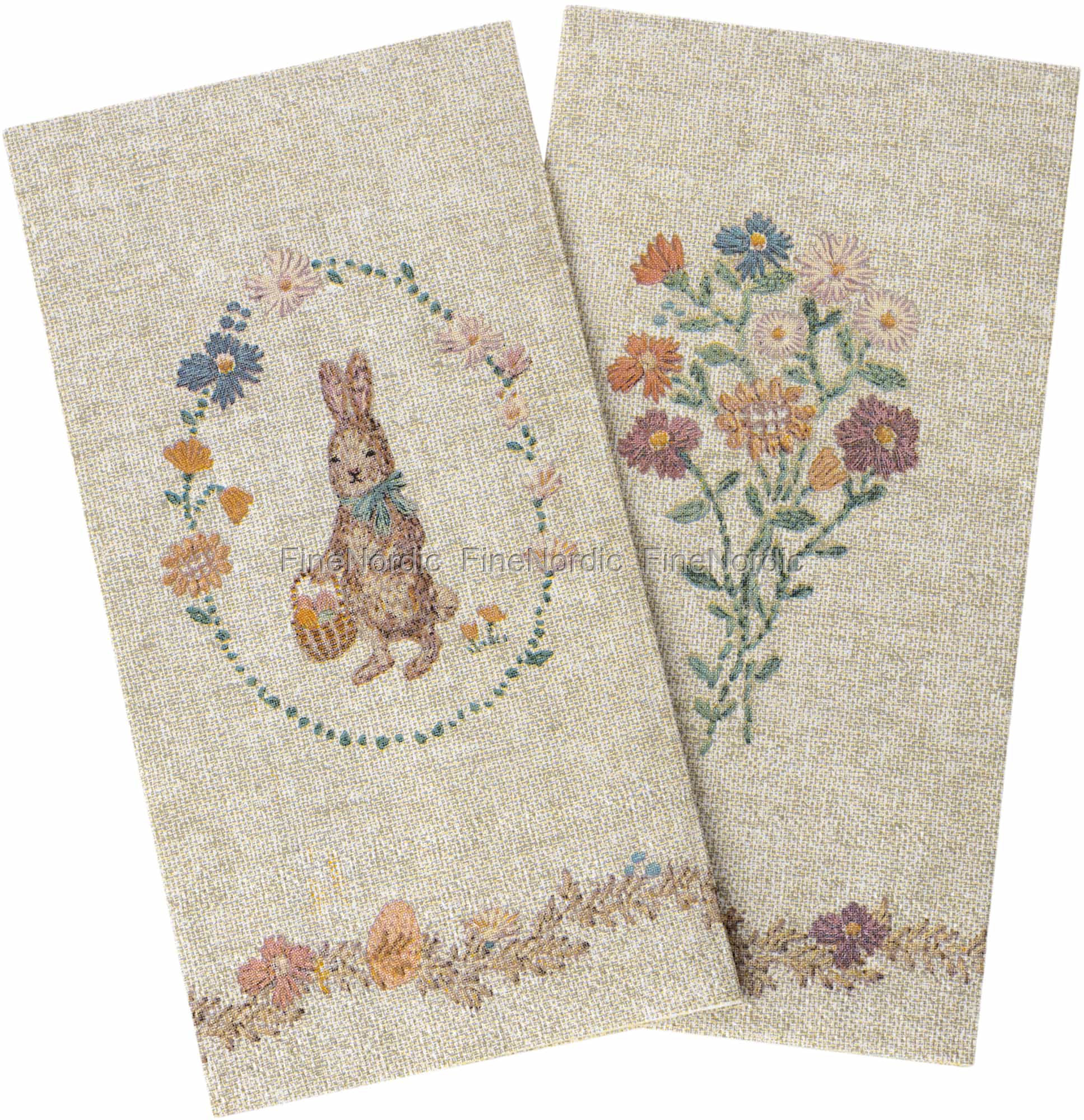 Maileg Paper Napkins Lapin de Pâques - Small 16 pcs