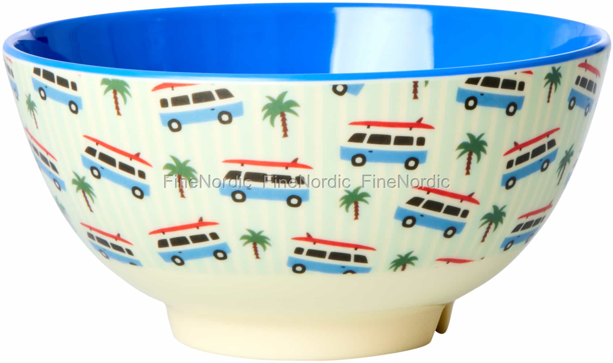 Rice Melamine Bowl - Cars - Medium