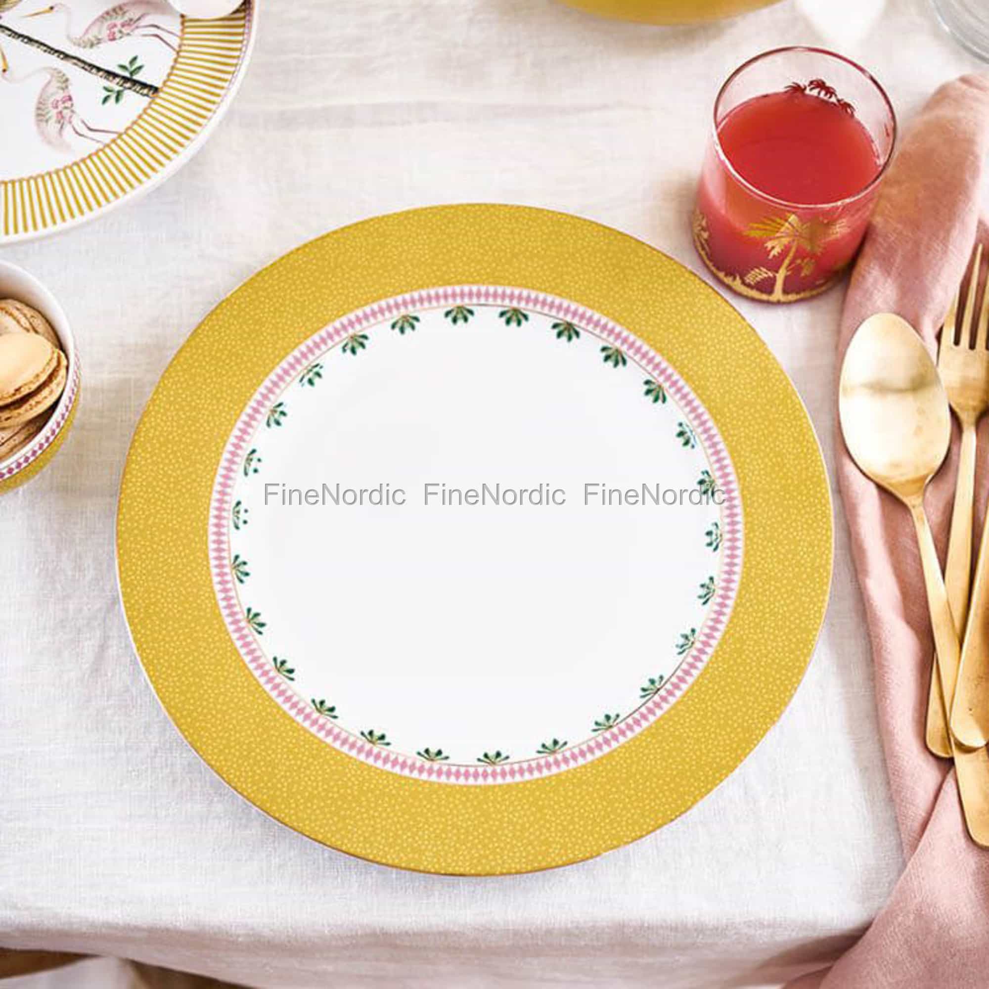 Pip Studio Dinner Plate La Majorelle Yellow 26.5 cm