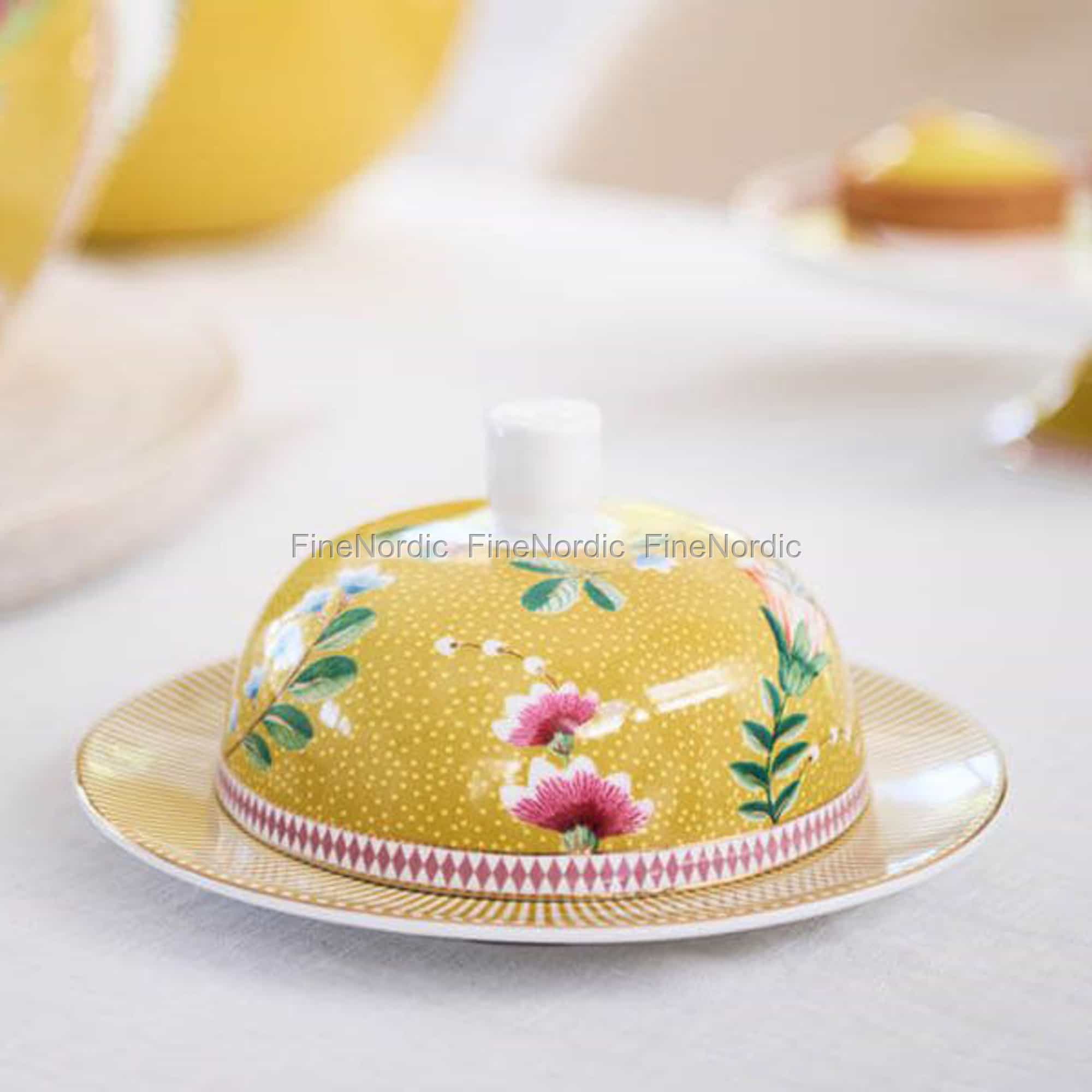 Pip Studio Butter Dish Round La Majorelle Yellow