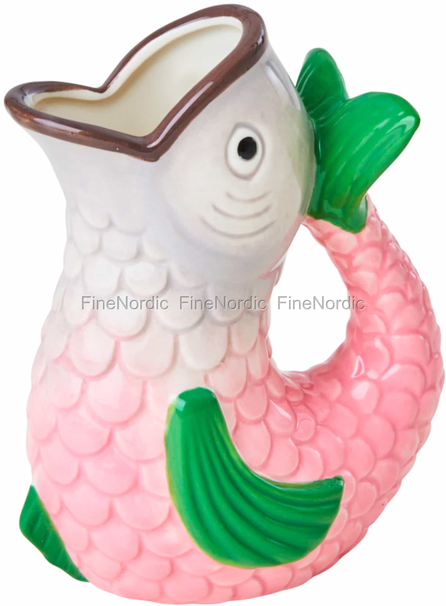 Rice Ceramic Vase - Fish