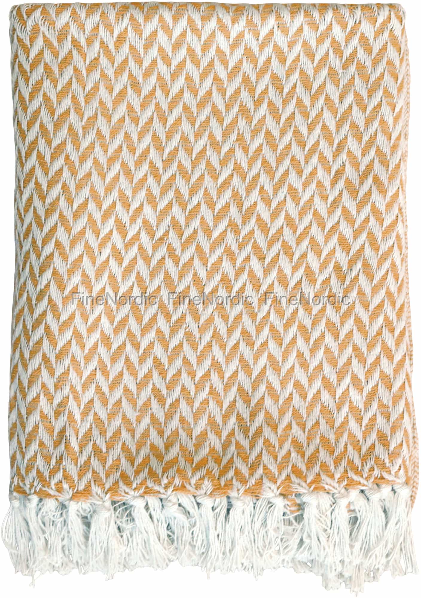 Chic Antique Throw of Surplus Yarn Honey 130 x 150 cm