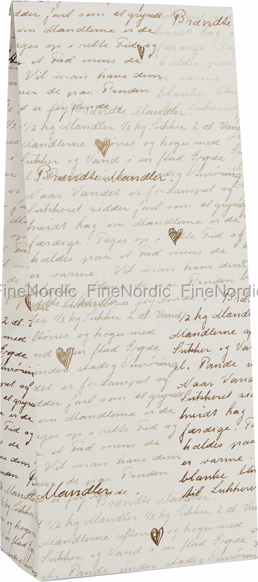 Ib Laursen Paper Bag with Writing Brændte Mandler Medium