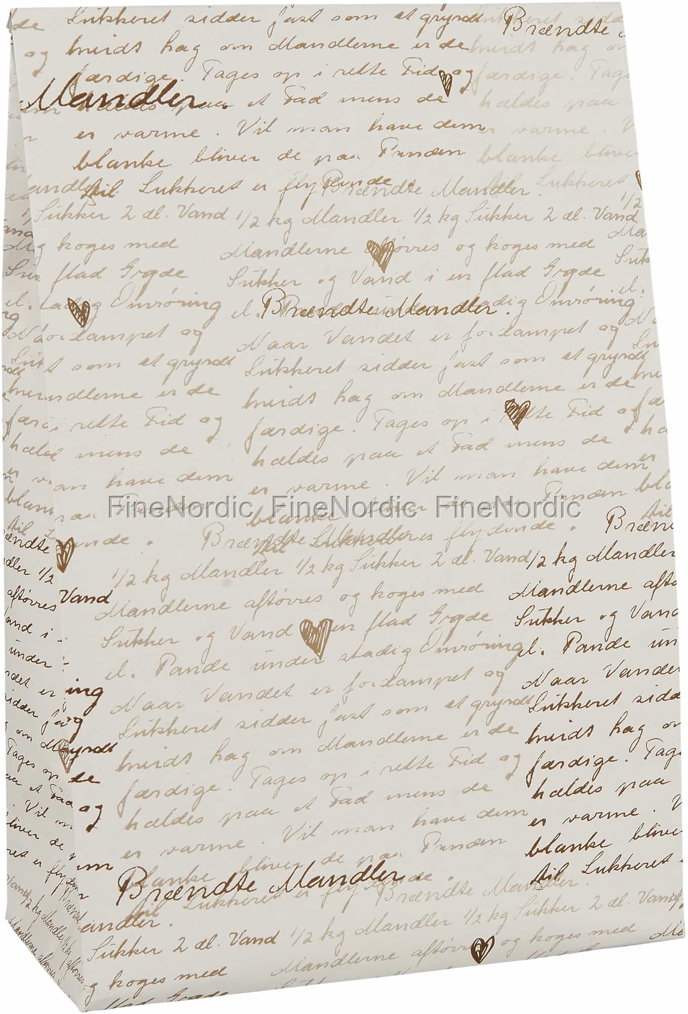 Ib Laursen Paper Bag with Writing Brændte Mandler Large