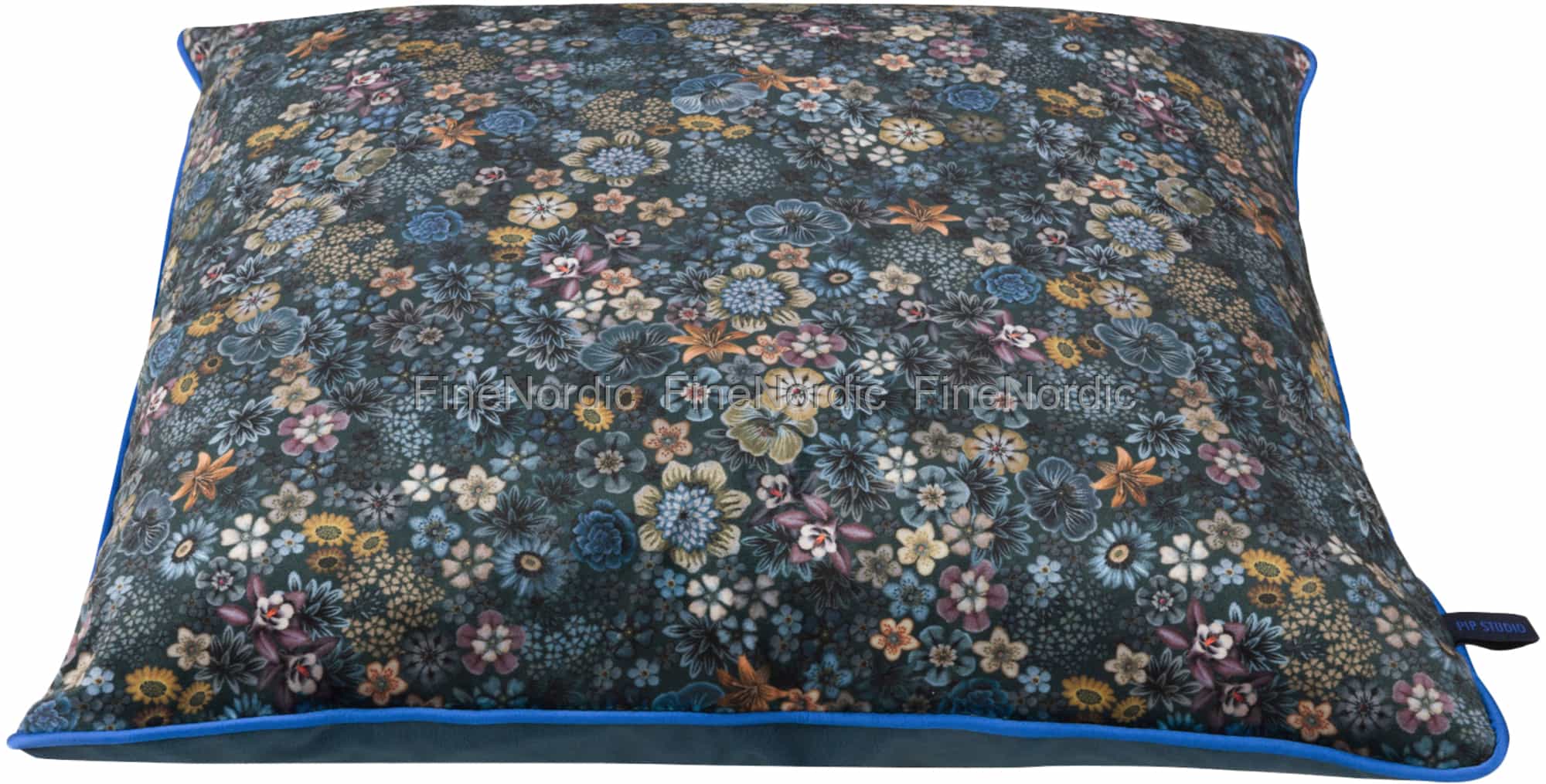 Pip Studio Cushion Tutti i Fiori Blue Filling included 50 x 50 cm