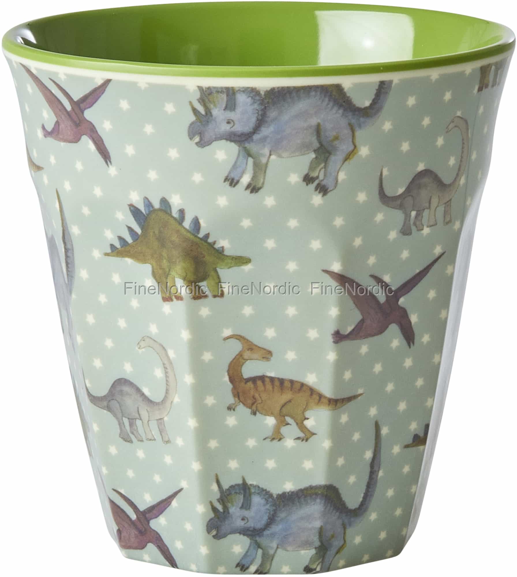 Rice Melamine Cup - New Dino - Medium