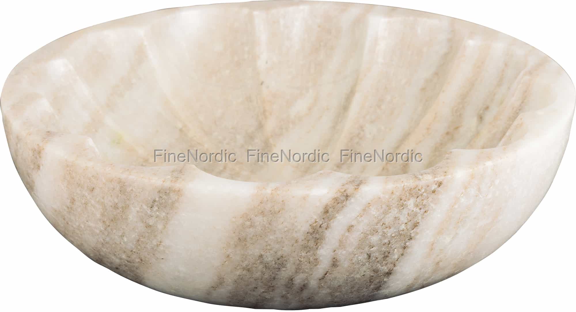 GreenGate Marble Bowl Beige Medium