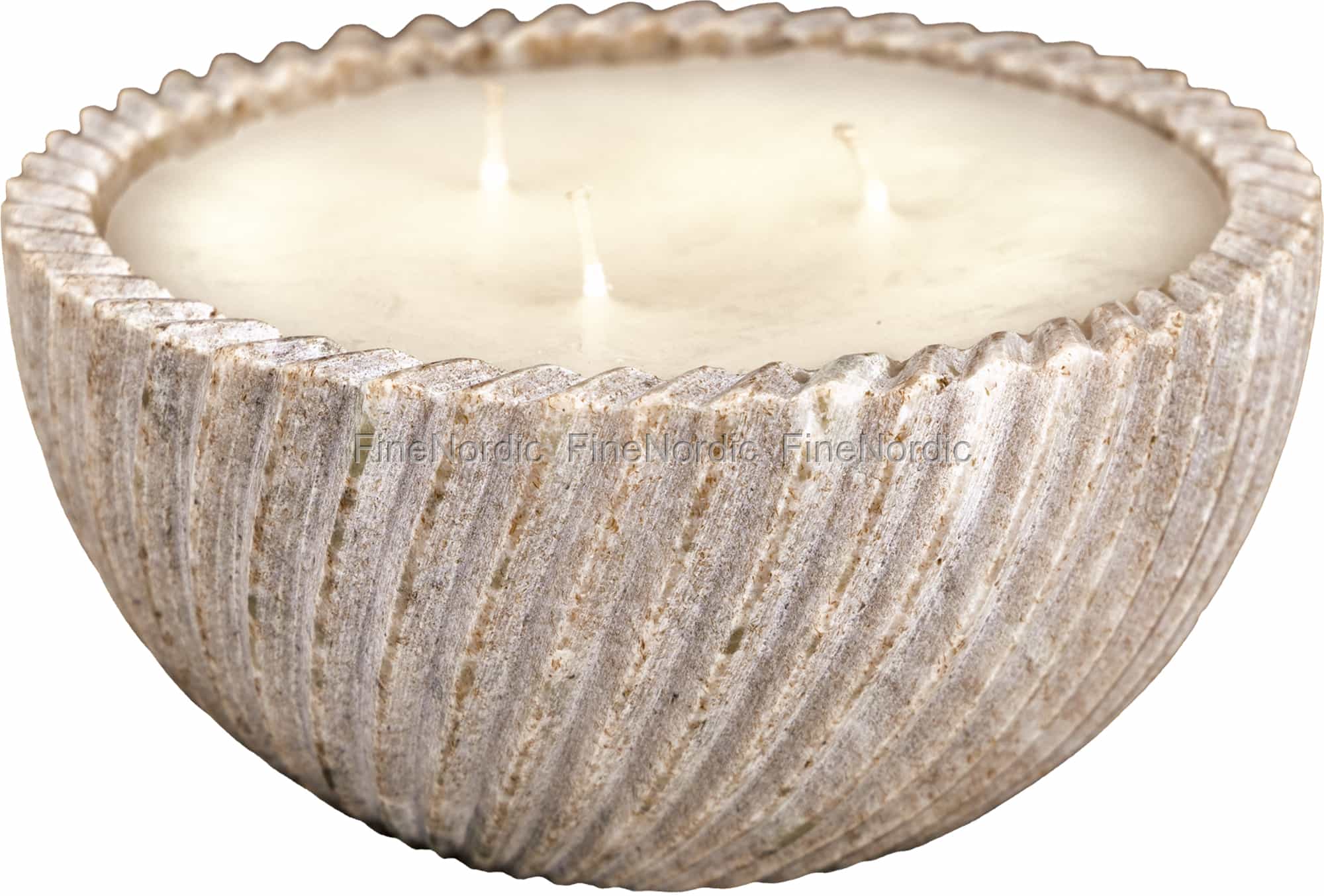 GreenGate Marble Candle Light Beige Large