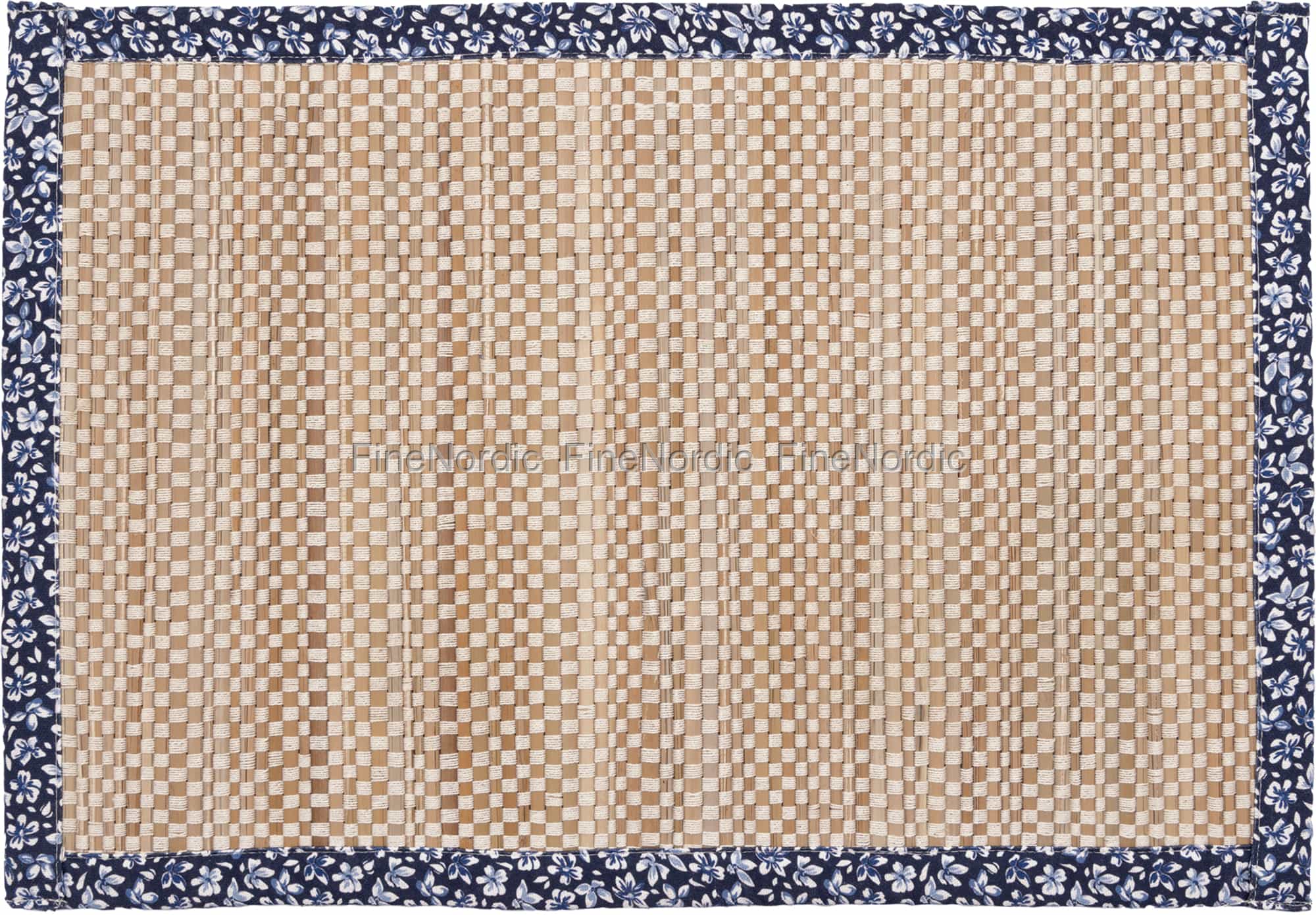 GreenGate Placemat Dahla Blue with Cotton