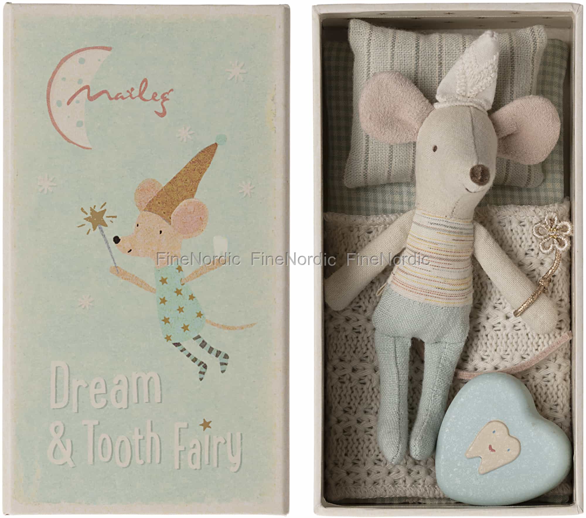 Maileg Tooth Fairy Mouse Little Brother in Matchbox