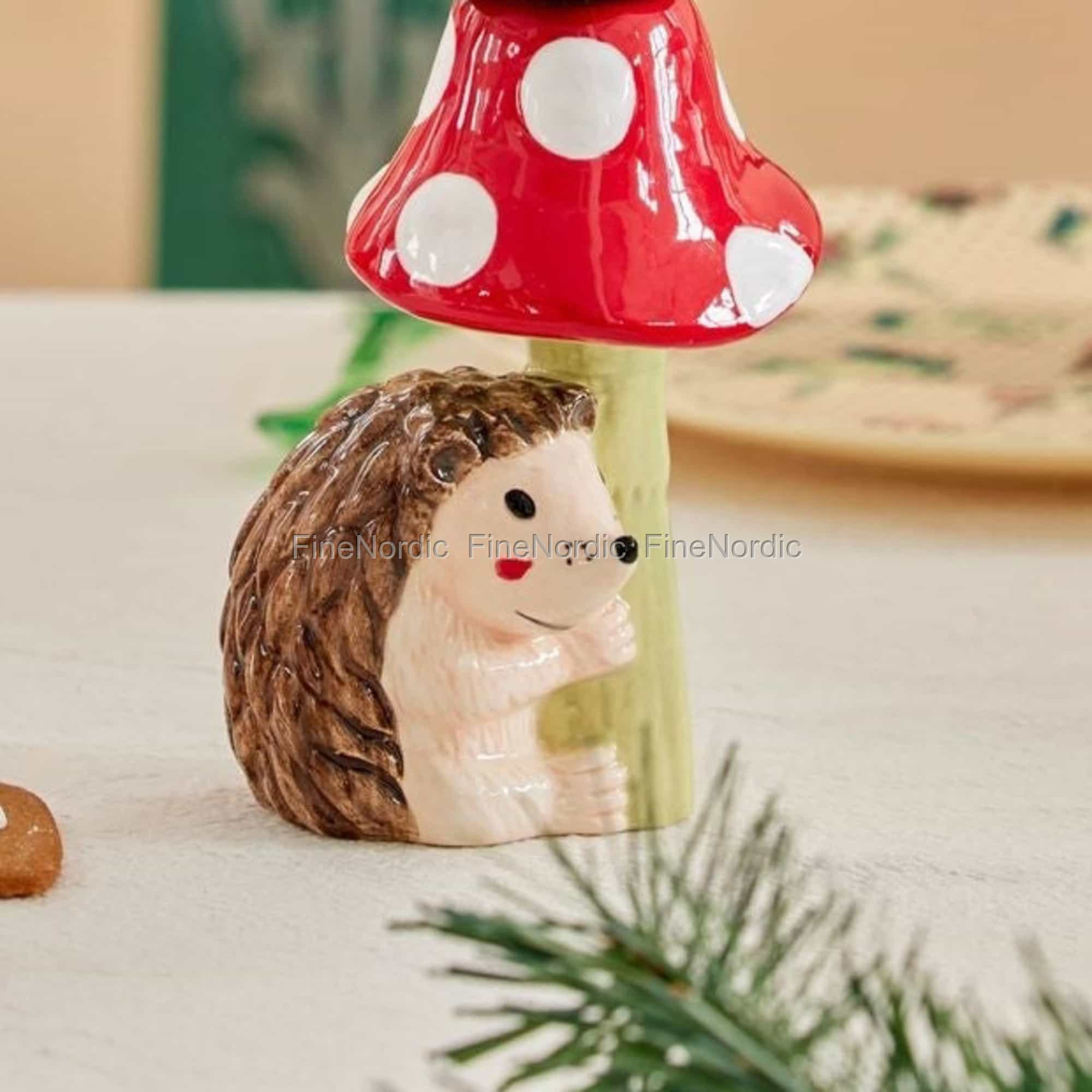 Rice Candle Holder - Hedgehog Shaped