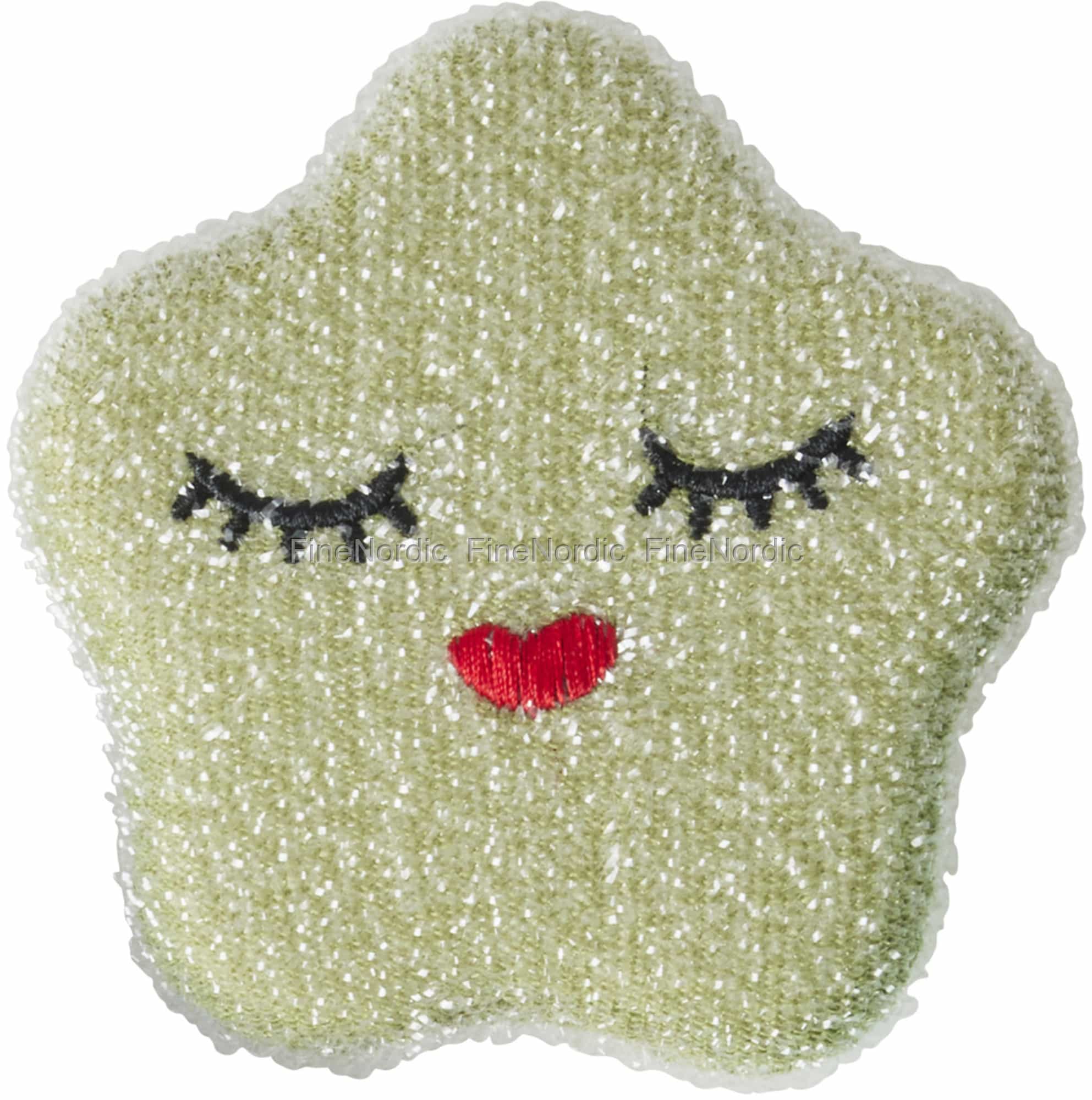 Rice Kitchen Sponge - Star Shape - Khaki