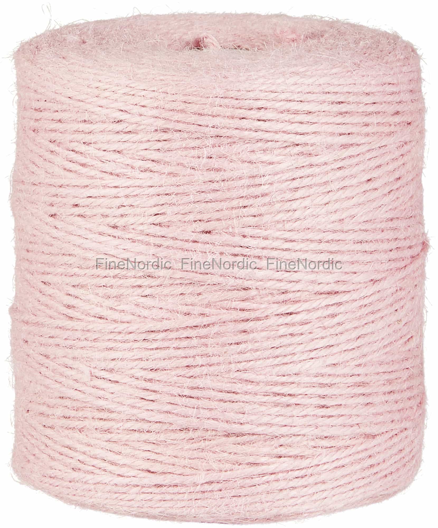 Ib Laursen Jute String Light Pink 400 m