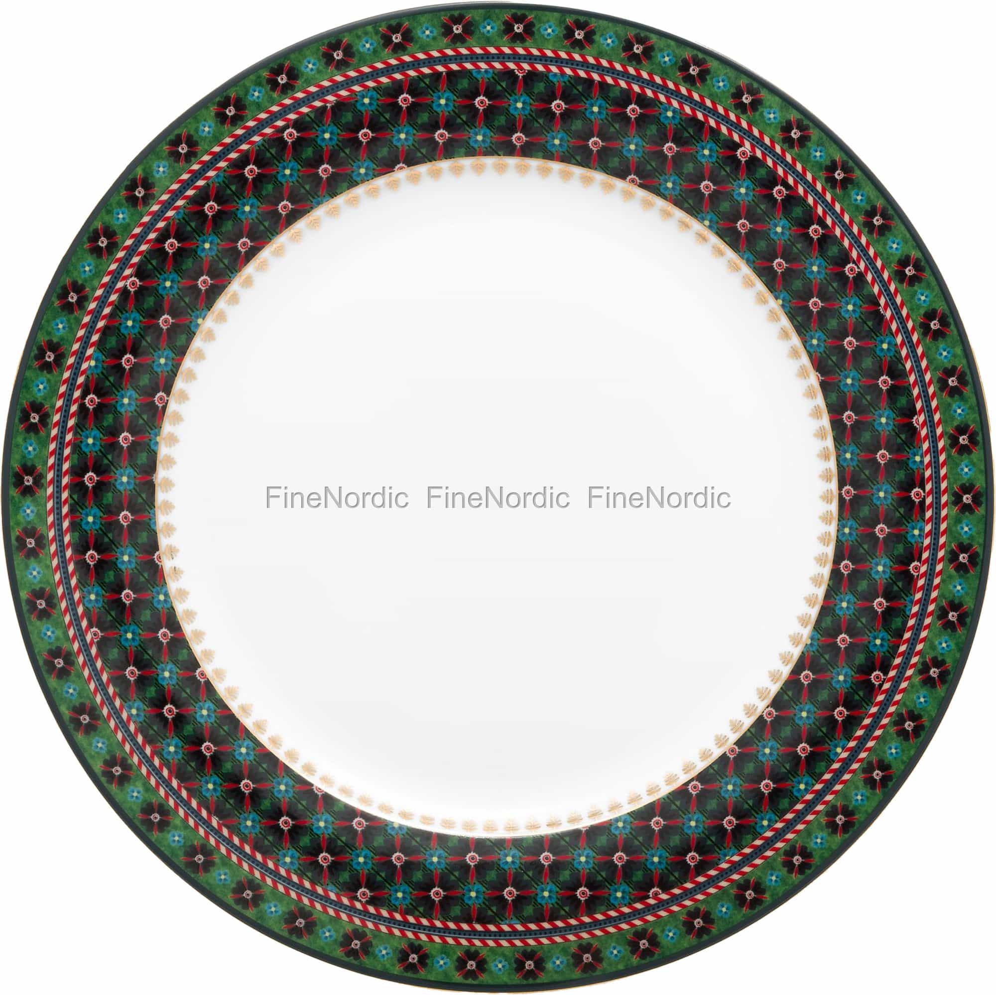 Pip Studio Dinner Plate Clover Green 26.5 cm