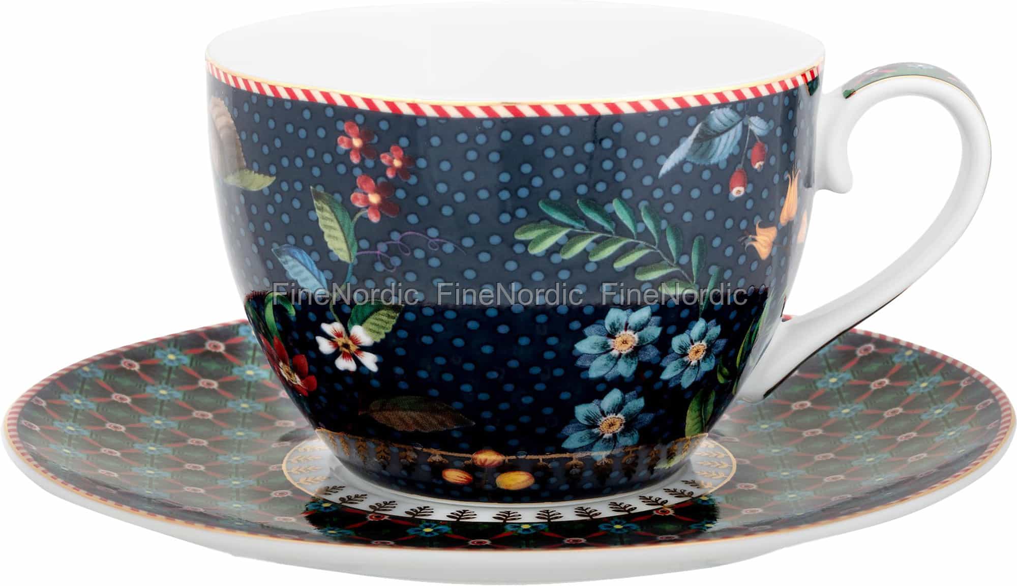 Pip Studio Cup & Saucer Berry Blues Blue