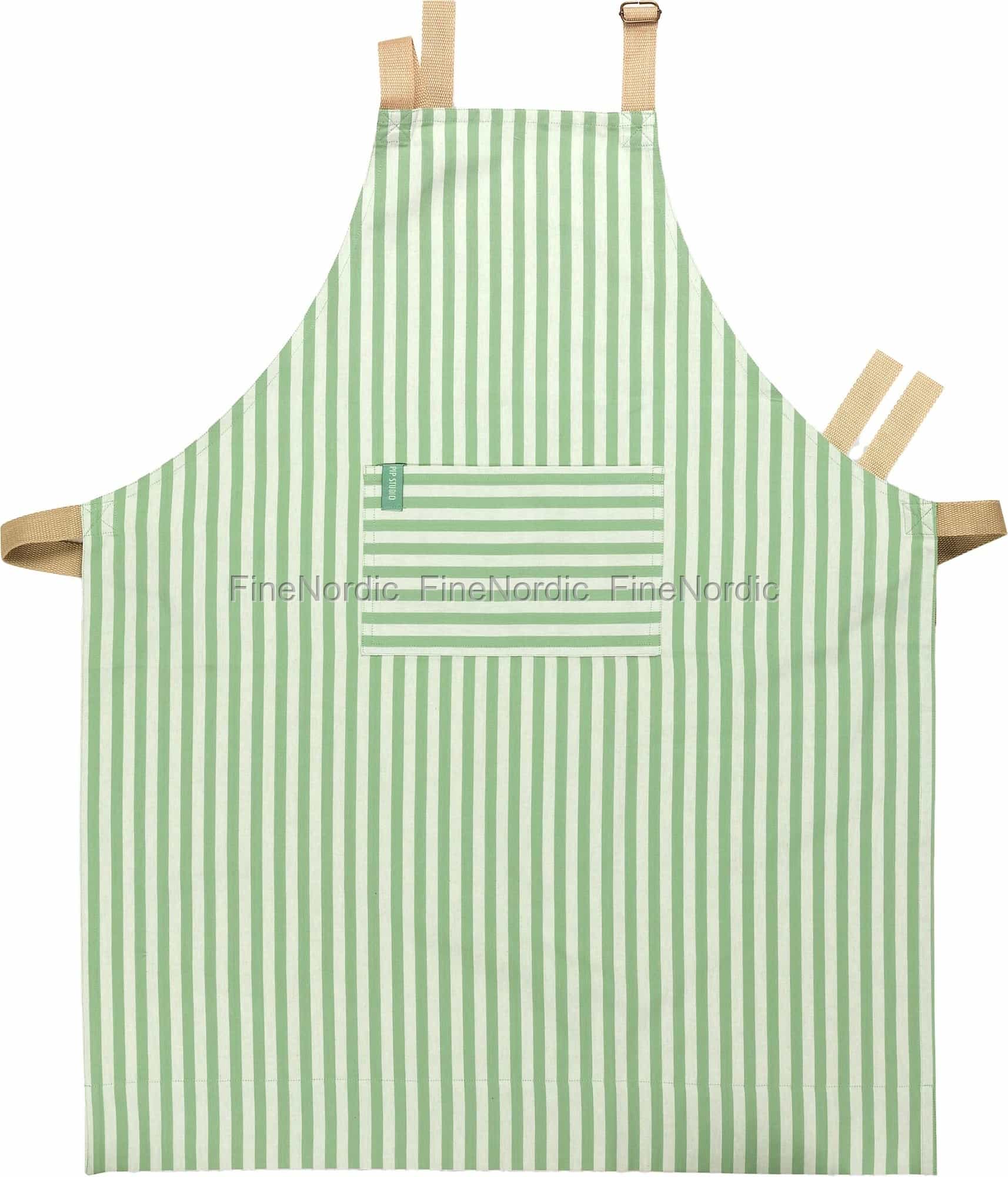 Pip Studio Apron Stripes Light Green