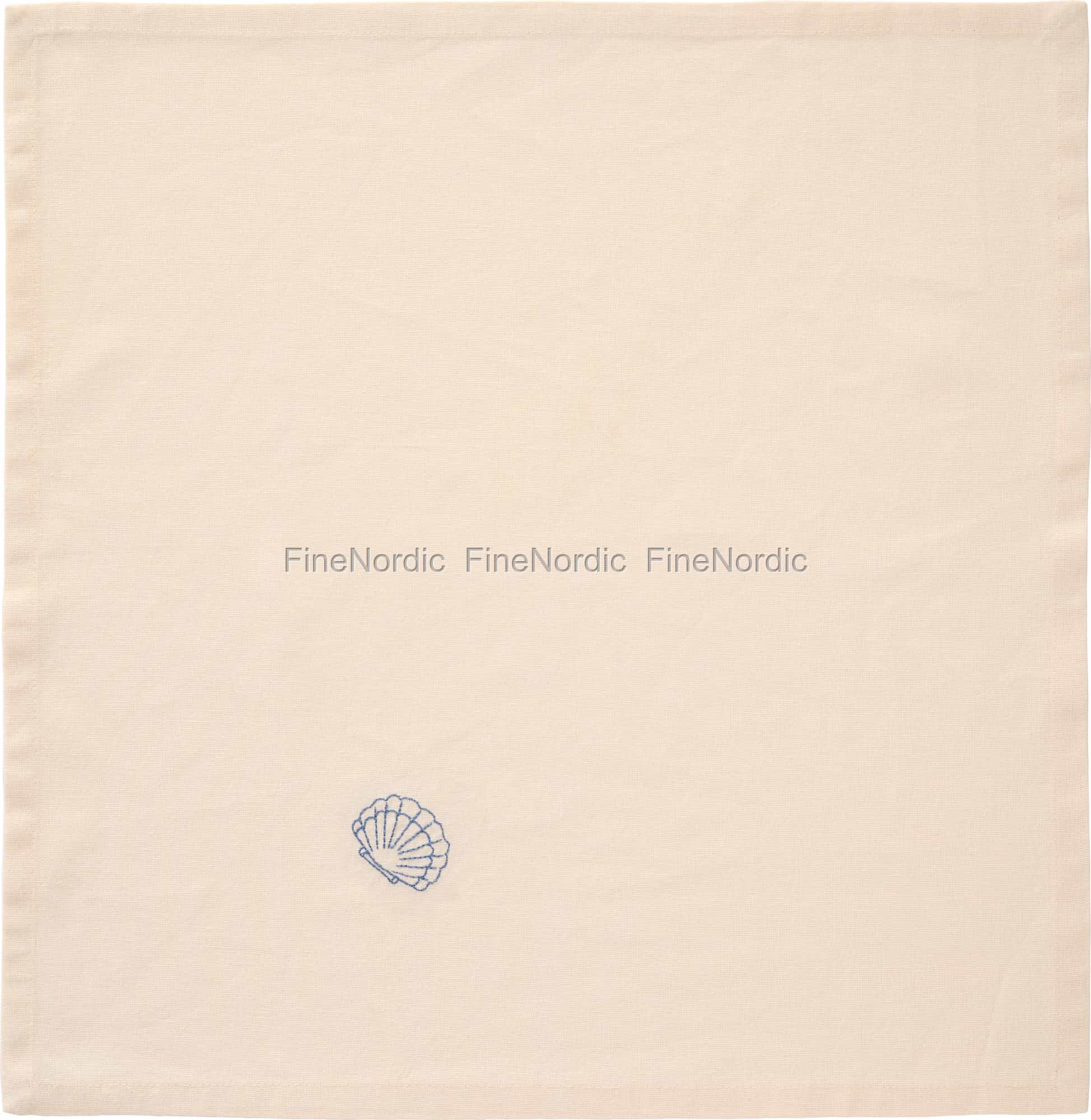 Ib Laursen Cloth Napkin Atlantis - Shell Butter Cream