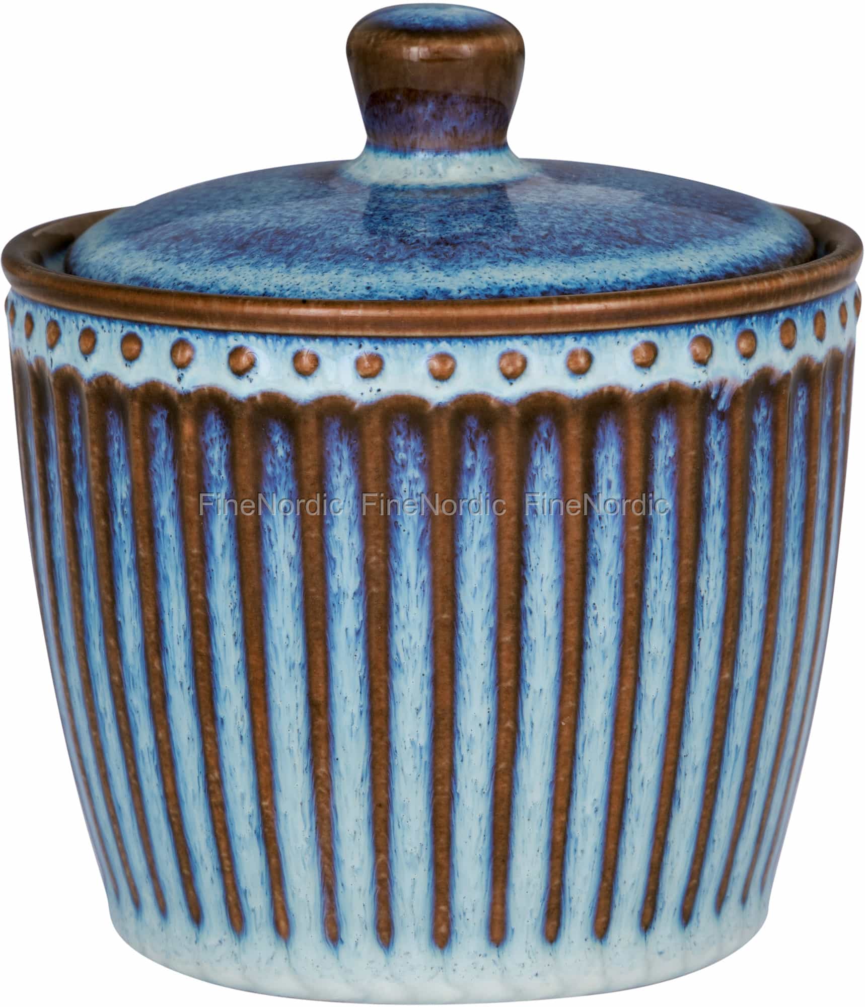 GreenGate Sugar Pot Alice Oyster Blue