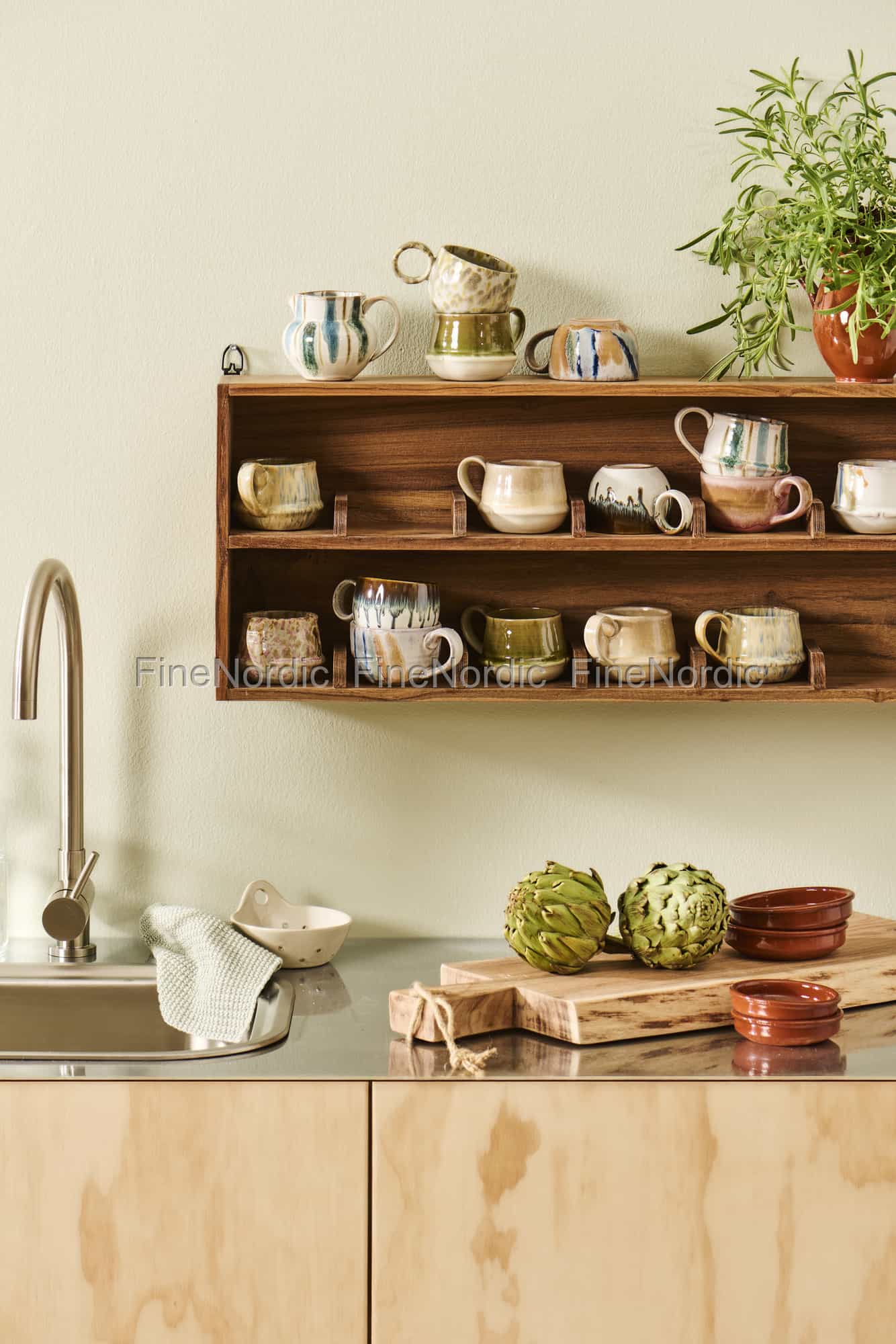 Wall Shelf - 2 Shelves 16 Rooms "Unika" | Ib Laursen