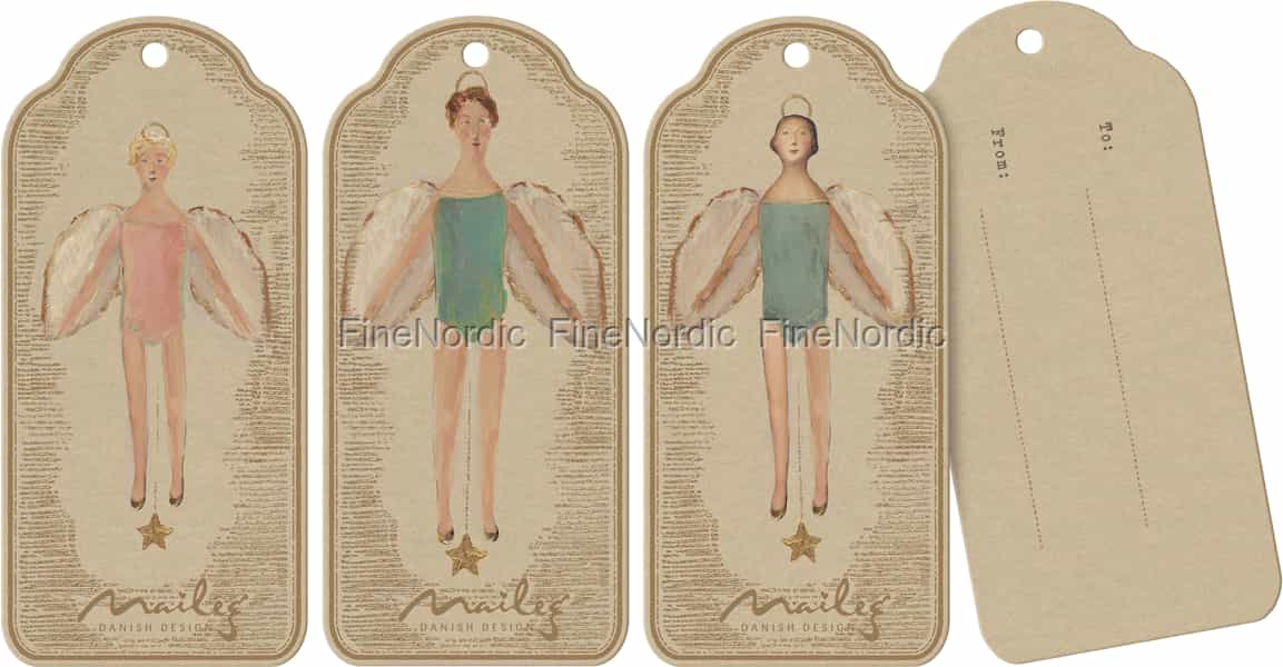 Maileg Gift Tags Angel 12 pcs
