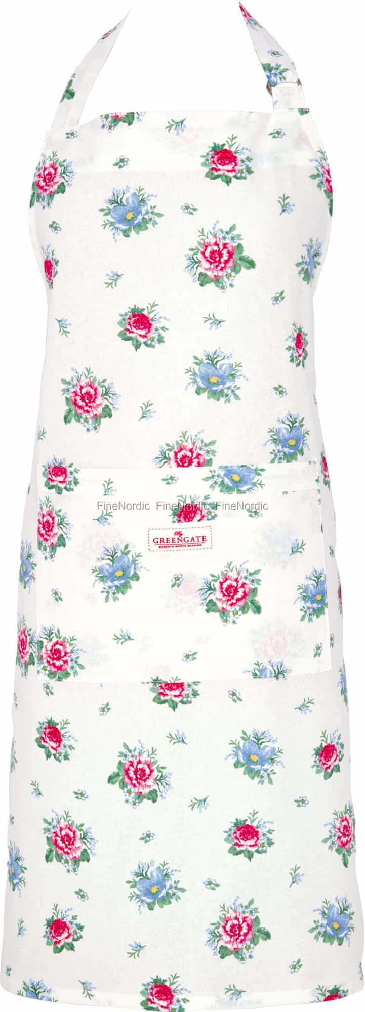 GreenGate Apron "Alivia White"