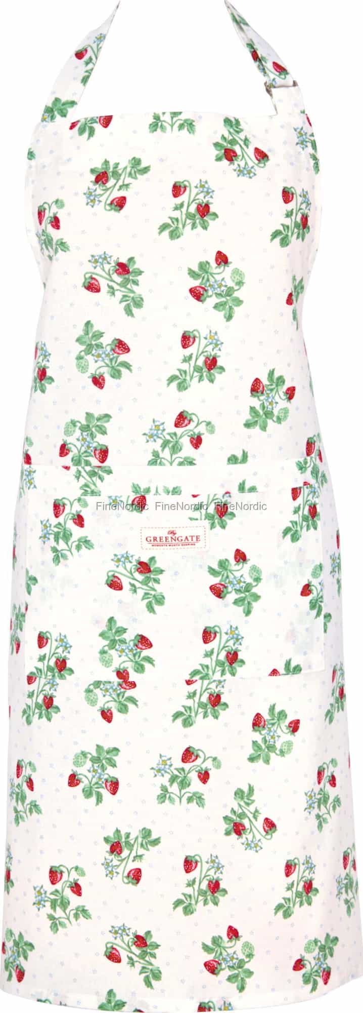 GreenGate Apron "Berry White"